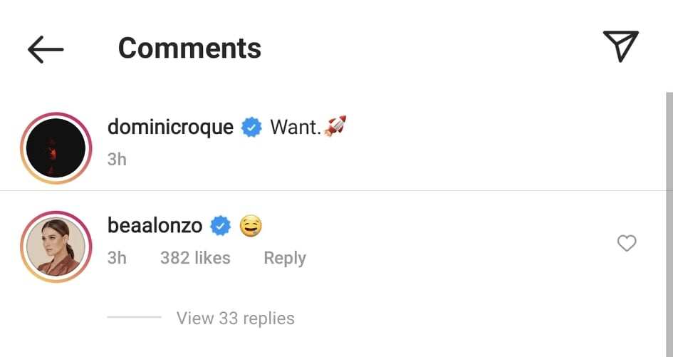 Bea Alonzo, nag-react sa fast food resto post ni Dominic Roque ... Bea Alonzo, nag-react sa fast food resto post ni Dominic Roque ...